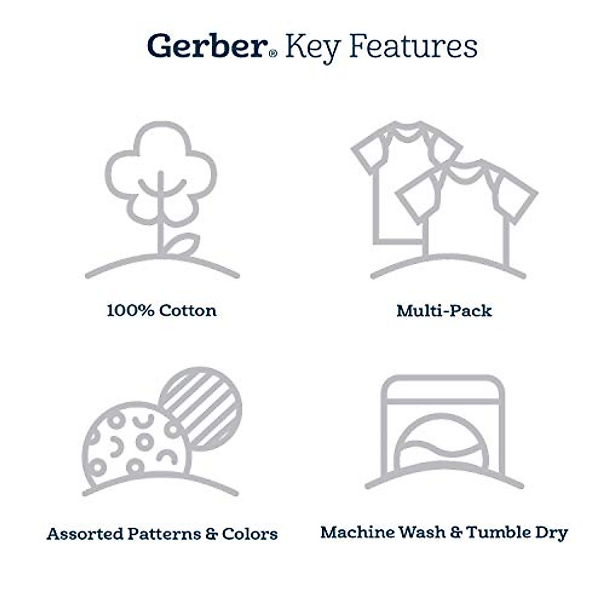 Gerber Baby Girls' 4-Pack Footed Pajamas, Love Llamas Pink, 6 Months