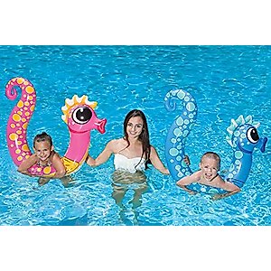 Poolmaster Swimming Pool Noodle Float, Seahorse, 2 Pack
