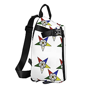 NHGFVT Stars Eastern Stars Sling Bag, Crossbody Sling Backpack Shoulder Chest Bag For Women Men, Travel Hiking Daypack (RXZE23)