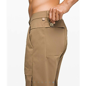 Lululemon Mens Mile View Pant 30" L Bike Camping Hiking Friendly Pants Water Repllent -Brown-Size 32