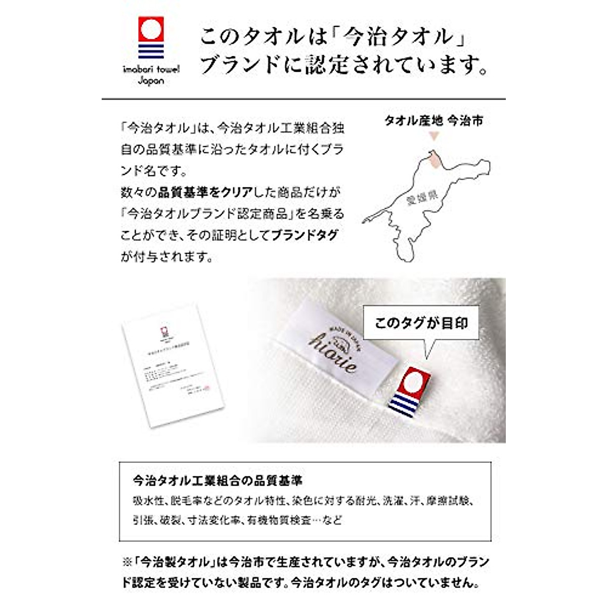 HIORIE Imabari Towel Waffle Weave Towel, 3 Piece Hand Towel Set, 13.3x31.4, Soft 100% Cotton, Lightweight, Quick Drying and Compact Towels, Waffle Design Fabric, Honeycomb, White