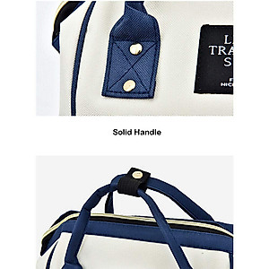 Magik Baby Bag Large Capacity Diaper Bag Multi-Function Waterproof Backpack Nappy (Blue)