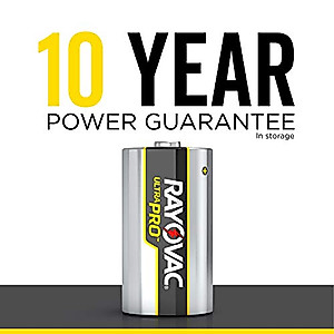 Rayovac C Batteries, Ultra Pro C Cell Batteries Alkaline, 6 Count
