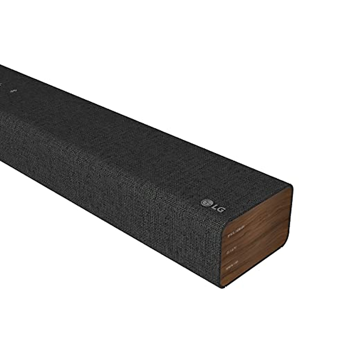 LG SP2 2.1 Channel 100W Sound Bar with Built-in Subwoofer in Fabric Wrapped Design – Black (Renewed)