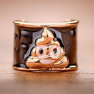 Charmed Stethoscope Charm, Poop Emoji