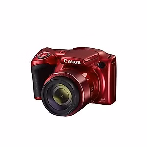 Canon PowerShot SX420 Digital Camera w/ 42x Optical Zoom - Wi-Fi & NFC Enabled (Red) (Renewed)