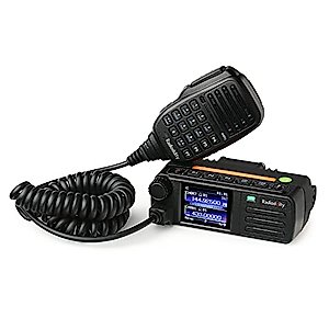 [Newest CPS & Firmware] Radioddity DB25-D Dual Band DMR Mobile Radio, 20W VHF UHF Digital Transceiver with GPS APRS, 4000CH 300,000 Contacts, Dual Time Slot Tier II Vehicle Car Ham Radio