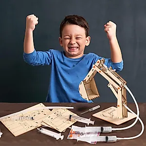 STEM Science Kits for Kids Ages 8-12, Wood Crafts Building Kits for Boys 6-8, Science Experiment Projects, Wooden Puzzles 8-10-12, Engineering Model Kit, STEM Toys for 7+ 8 9 10 12 14 Years Old