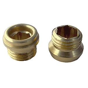 LASCO SB-8 1/2-Inch x 20 Thread Faucet Seat for American Standard Brand Faucets, 7/16-Inch, Brass, 2-Pack