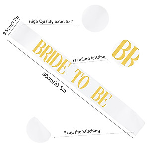 EOUYT 12 Pack Funny Bachelorette Party Sashes 1 White Bride to be Sash and 11 Black Bride Tribe Sashes for Bachelorette Party,Bridal Party and Bridal Shower