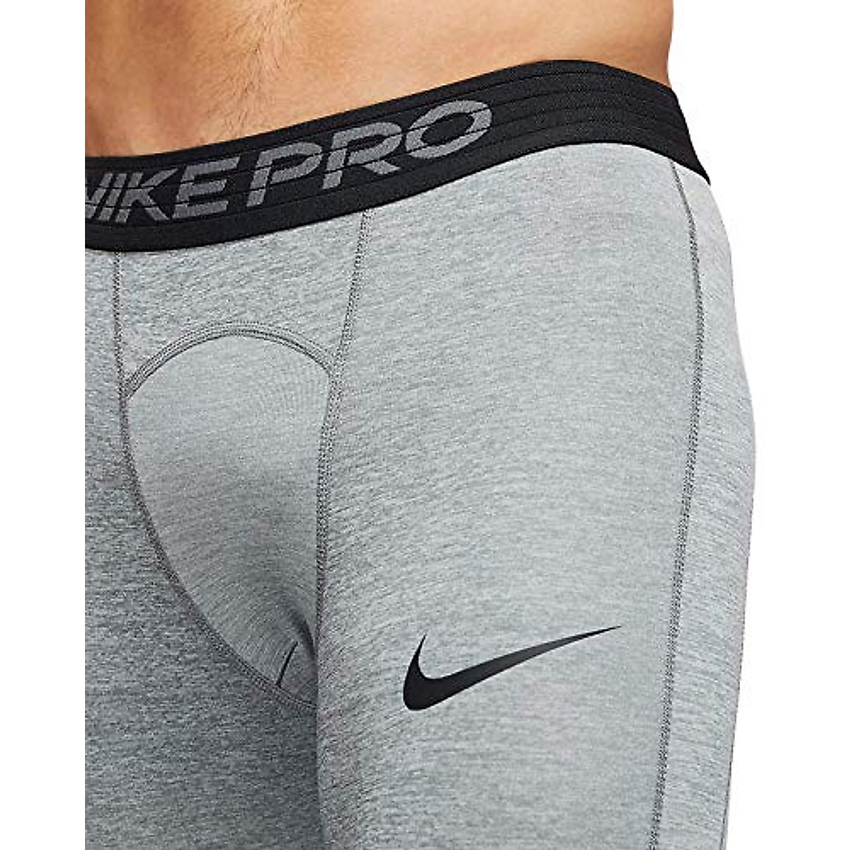 Nike Men's Pro Compression 3 / 4 Tights, Smoke Grey/Light Smoke Grey/Black, Small