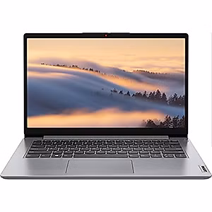 Lenovo Ideapad 1i Thin Light Laptop, 14.0" HD Display, Intel Celeron N4020(up to 2.80 GHz), 4GB RAM 64GB eMMC, WiFi 6, Webcam, 10Hr Battery, Windows 11 S, Cloud Grey