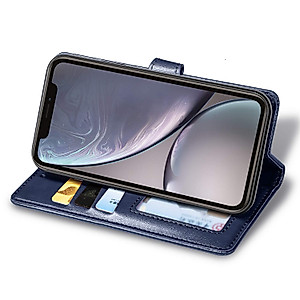 Compatible with Oppo Reno2 Case,Compatible with Oppo Reno 2 PU Leather Card Slot Flip Stand Wallet Protective Cover LAN