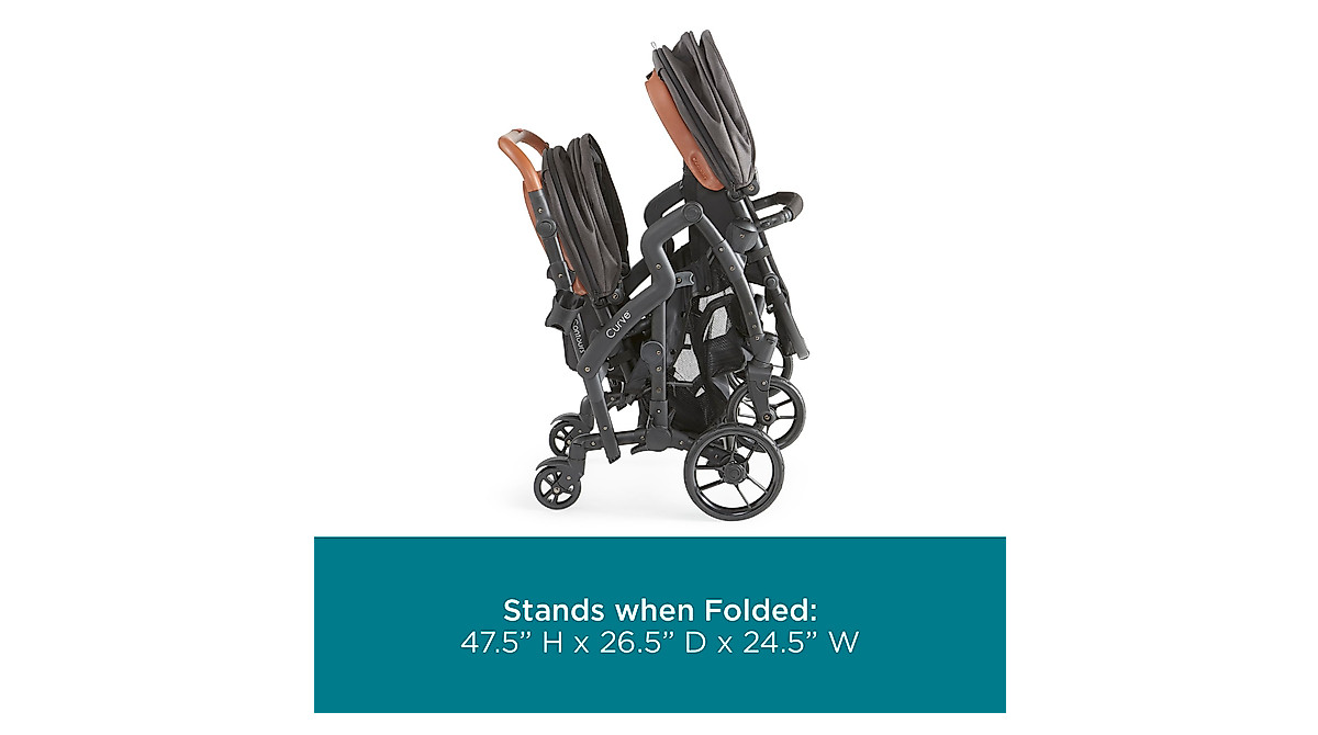 Contours Curve V2 Double Stroller - Easy 360° Turns & Twin Ready