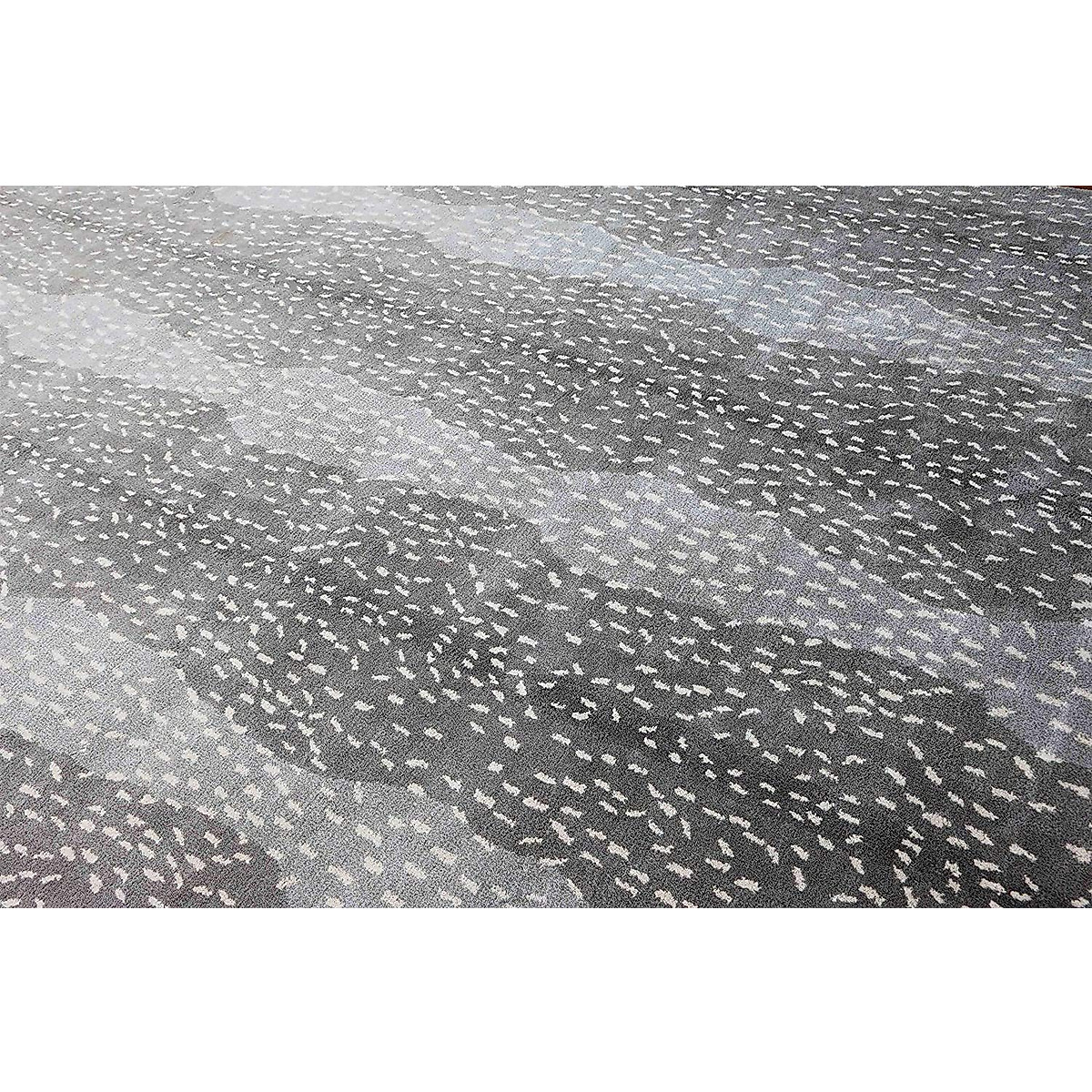 Antelope Rug Grey tuft Rug Wool Rug 8x10 Handmade in India Area Rug for Living Room