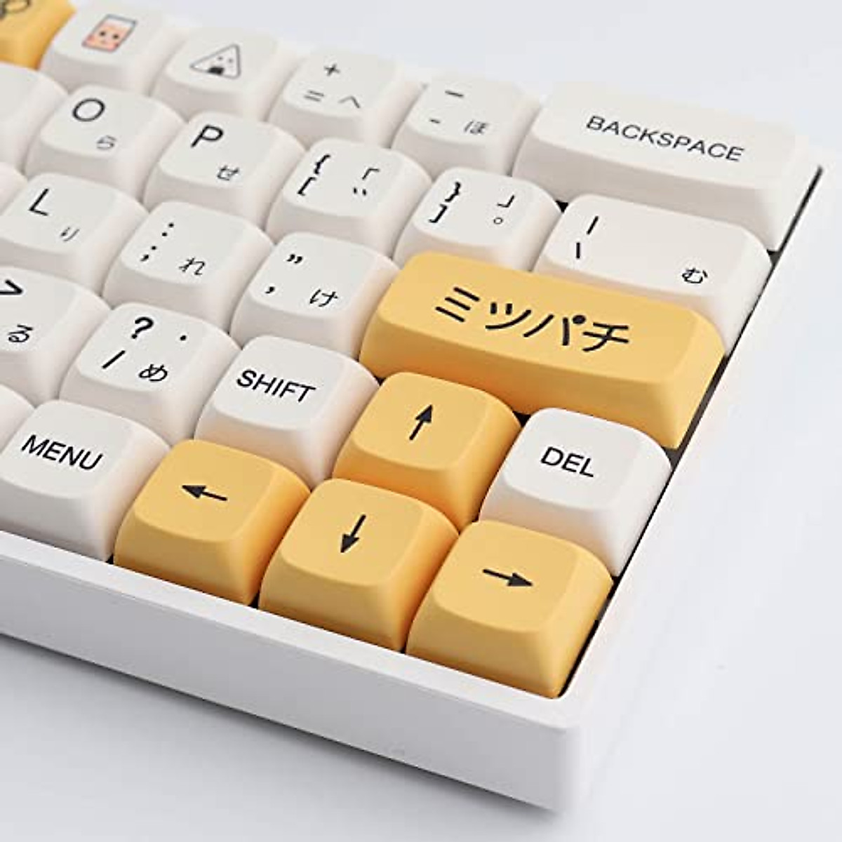Hyekit PBT Keycaps 137 Keys Dye-Sublimation Keycaps XDA Profile Japanese Keycaps Cute Keycaps for Cherry Gateron MX Switches Mechanical Keyboards