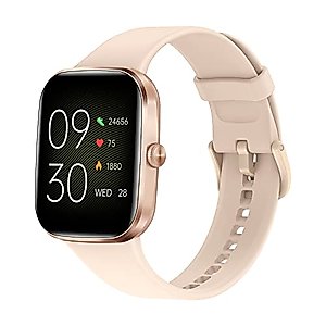 AZTTKIA Smart Watch, Fitness Tracker with 24/7 Blood Pressure and Heart Rate Monitors, Fitness Watch with IP68 Waterproof, 1.7" HD Large Screen Smartwatch Compatible with iOS Android