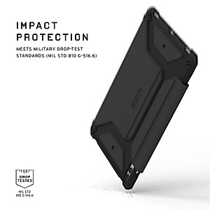 UAG Designed for Samsung Galaxy Tab S9 Ultra Case 14.6" 2023 SM-X910 Metropolis SE Black, Multi-Angle Kickstand Folio with Auto Wake/Sleep & S Pen Holder Rugged Protective Cover by URBAN ARMOR GEAR