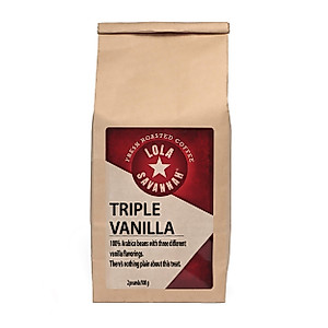 Lola Savannah Triple Vanilla Ground Caffeinated Coffee, 2lb