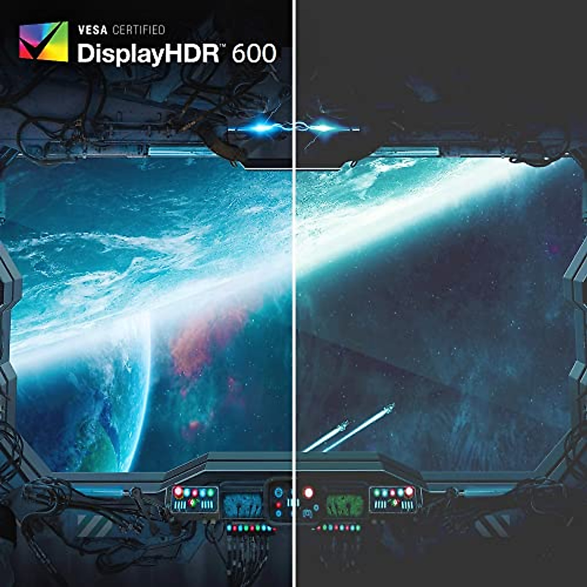 Acer Nitro XV272U KFbmiipruzx 27" WQHD 2560 x 1440 Gaming Monitor | AMD FreeSync Premium | Agile-Splendor IPS 600 | 300Hz Refresh Rate | Up to 0.5ms | USB 3.1 Type-C, Display Port & 2 x HDMI 2.1