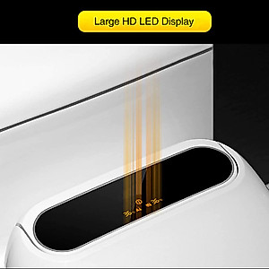 Toilet seat soft close toilet seat Electric Bidet Toilet Seat, Intelligent Toilet Heated Seat, WC Toilet Bidet Cover, Self Cleaning Nozzle, LED Display, WC Toilet Bidet Cover Toilet Seat Lid