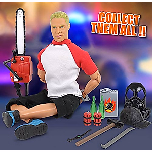 Click N' Play 12 inch Enemy Commando Action Figure with Tools & Accessories 12 pieces Play Set