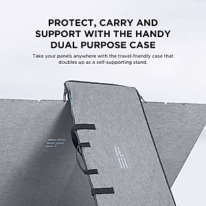 EF ECOFLOW Solar Generator 120V/3.6KWh DELTA Pro with 400W Portable Solar Panel, 23% High Efficiency, 5 AC Outlets, 3600W Portable Power Station for Home Backup Outdoors Camping RV Emergency