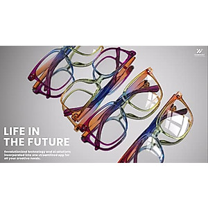 DTIUGUTAE Blue Light Blocking Glasses for Women Men Anti Glare Reduce Eyeglasses Computer Oversized(Rainbow)