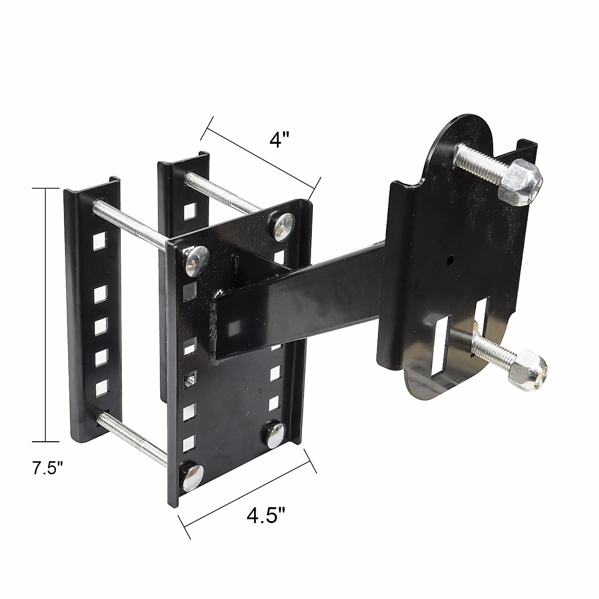 SOSERIVD Spare Tire Carrier Fits 4 & 5 & 6 Lugs Trailer Wheels on 4", 4.5'', 4.75'', 5'' and 5.5'' Bolt Patterns, Holds up to 150Lbs, Easy to Install