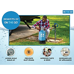 On The Go OTG4-DBLSOFT-Portable 16,000 Grain RV Water Softener (NOT made in China, assembled by U.S. Workers in Indiana)