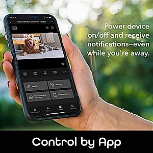 Geeni 7L Automatic Cat Feeders with Smart Home Pet Camera, Timer & Voice, Automatic Dog Feeder for Alexa & Google