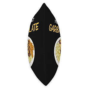 Garbage Plate Rochester New York Food Gear You Had Me At Garbage Plate Rochester NY Foodie Quote Throw Pillow, 18x18, Multicolor