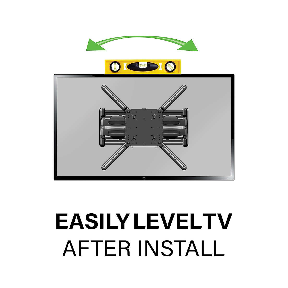 Made for Amazon Universal Full-Motion TV Wall Mount for 50-82" TVs and Compatible with Amazon Fire TVs