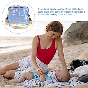 TOYANDONA Single-shoulder Mom Cross Body Tote Travel Handbag Tote Crossbody Diaper Bag Diaper Storage Organizer Cross Body Diaper Bag Travel Diaper Organizer Bag