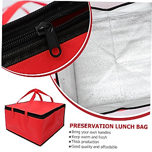 NAMOARLY 1pc Insulation Reusable Shopping Take- Out Insulated Grocery Cooler Car Accessories Pizza Heater Picnic Aluminum Cake Takeaway