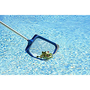 Poolmaster 20001 Deluxe Heavy Duty Vinyl Liner Swimming Maintenance Cleaning Kit for Above or In-Ground Pools, Blue