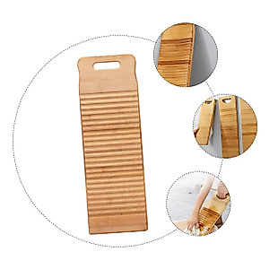 Healeved Washboard Clothes Wringer Washing Clothes Board Wash Board Hand Washing Family Laundry Wringer Naptha Underwear Tabla Clothing Diapers Washing Board Laundry Board Portable Wooden