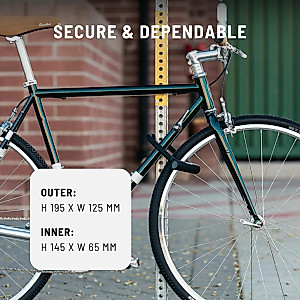 State Bicycle Co. - Hardened-Steel U-Lock (Silicon Coated)