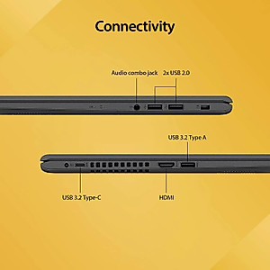 ASUS Vivobook 15.6 Inch FHD Business Laptop, Intel Core i5-1135G7, 20GB RAM, 1TB SSD, Windows 11 Pro, Office 365, Full Size Keyboard, HDMI, WiFi, Black, PCM