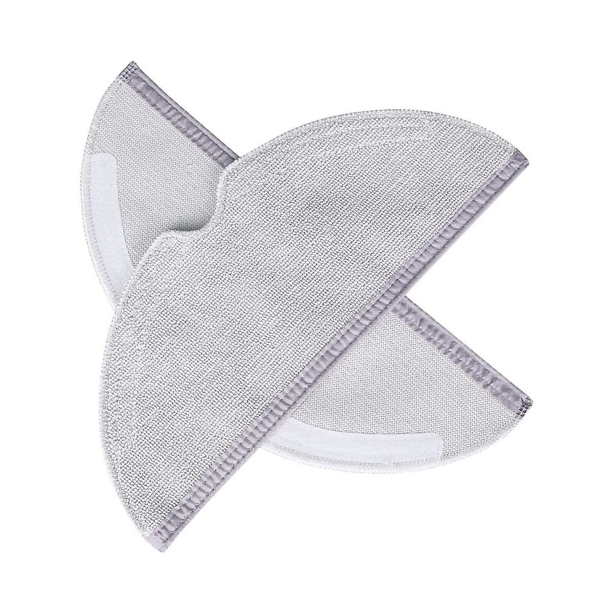 4 Pack Upgraded Version Mop Cloths Rags for XiaoMi Roborock Q7 Max, Q7 Max +, Q7 Plus, T8, S5 Max S6 Pure S6 MaxV S5 Xiaowa E25 E35 Vacuum Cleaner Parts
