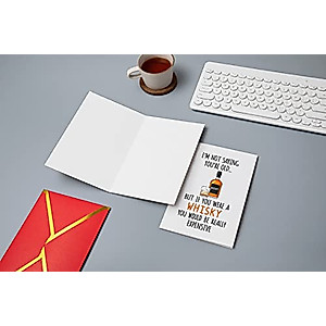 30th 40th 50th 60th Birthday Card for Women Men - Funny Bday Greeting Card for Friend Brother Son, Gag Card Gifts for Him