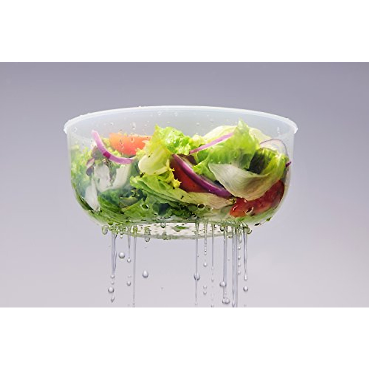 LOCK & LOCK SPECIAL Salad Bowl Food Storage Container with Draining tray 135.26-oz / 16.91-cup