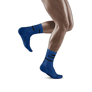 The Run Socks Mid Cut 4.0, Blue, Men, IV