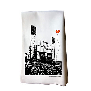 San Francisco Baseball Ballpark Tea Towel
