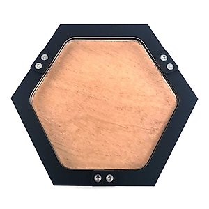 C4Labs Mini Personal Size Hexagon Gaming Dice Tray-7"x5.5"