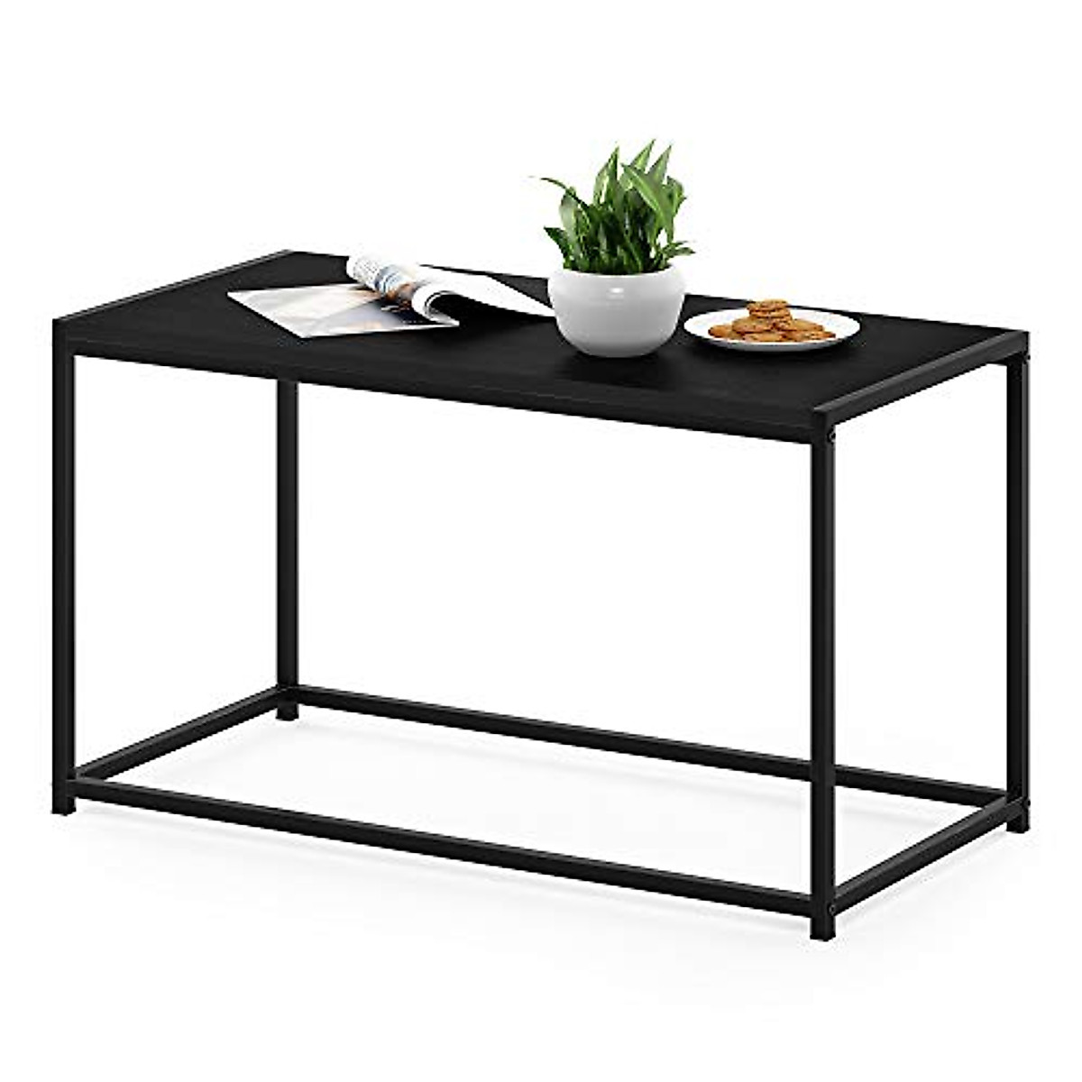 FURINNO Camnus Modern Living Coffee Table, Americano, 15.74 in x 30 in x 17.51 in