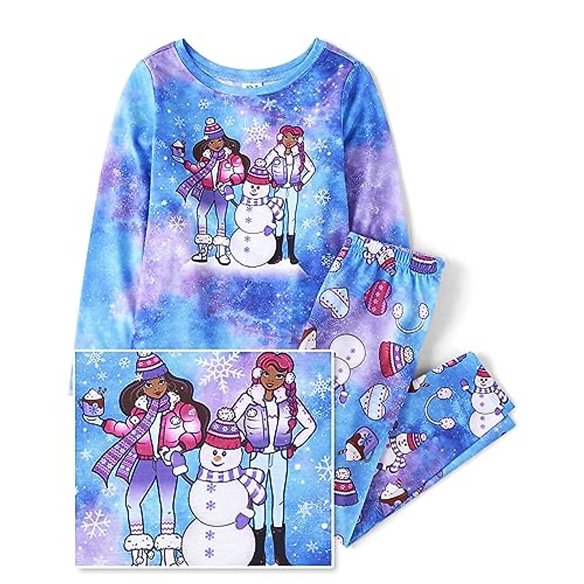 The Children's Place,Long Sleeve Top and Pants 2 Piece Pajama Set,XXLarge(16)