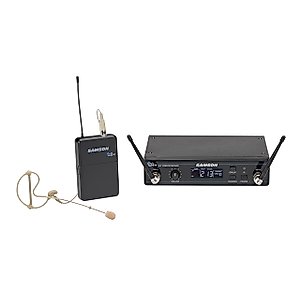 Samson Concert 99 Earset Wireless System with SE10 Earset Microphone, D Band, Black