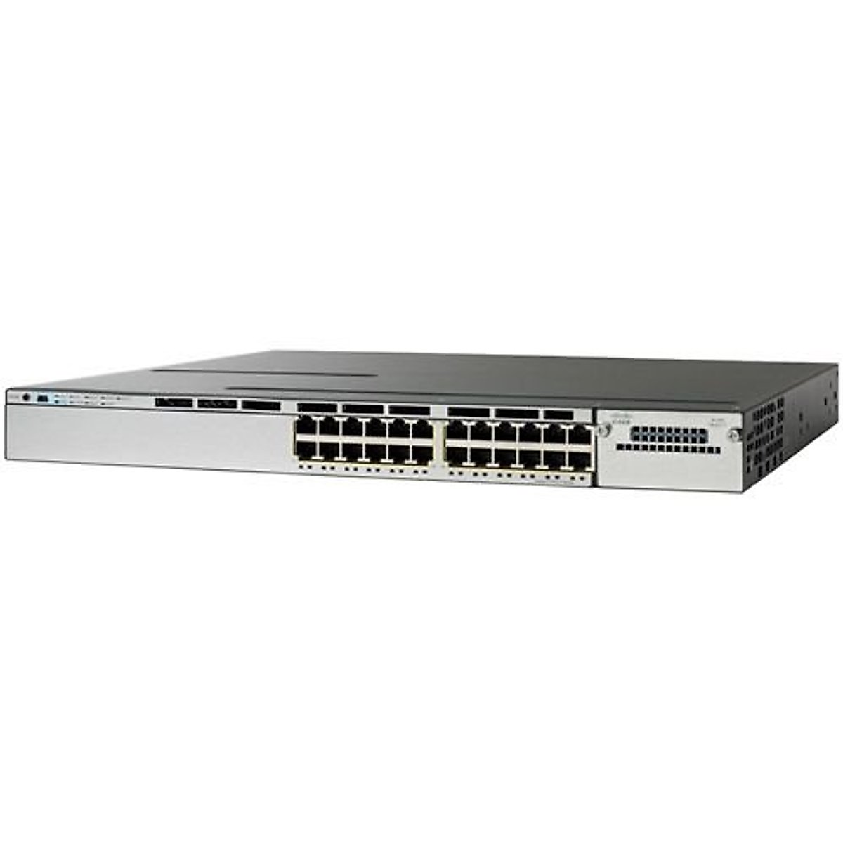 OEM Cisco Catalyst Ws. C3750x. 24P. S Stackable Ethernet Switch 24 Port 1 Slot 24 X 10/100/1000Base. T Yes 1 X Network Module Slot Product Type: Routing/Switching Devices/Switches & Bridges