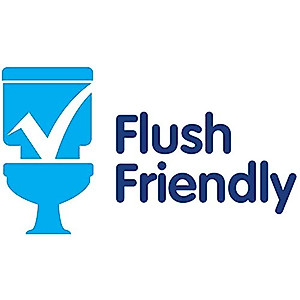 Kandoo Flushable Wipes for Baby and Kids, Unscented for Sensitive Skin, Hypoallergenic Potty Training Wet Cleansing Cloths, 50 Count, 10 Pack + Tub